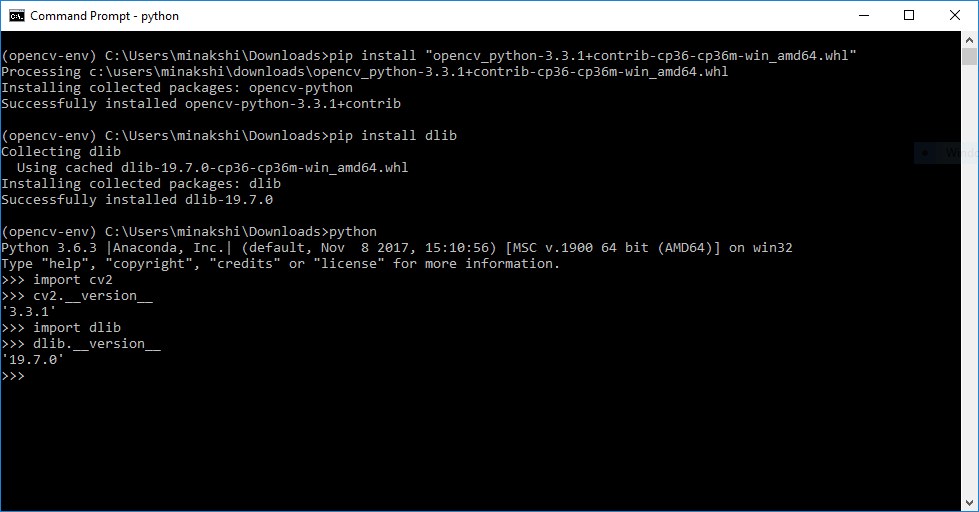Solved How To Install Opencv For Python Bit In Windows Opencv My XXX