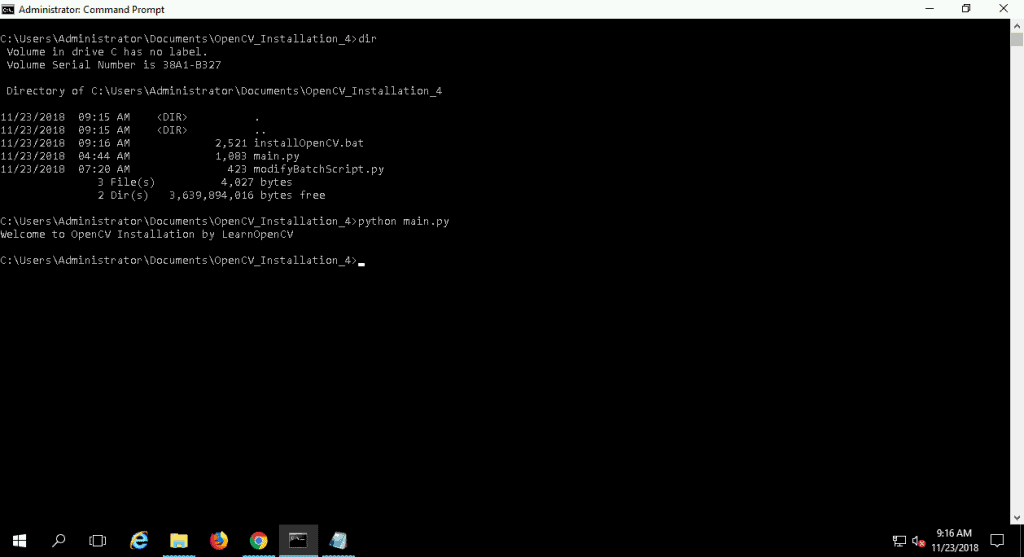 Install OpenCV 3.4.4 on Windows | LearnOpenCV
