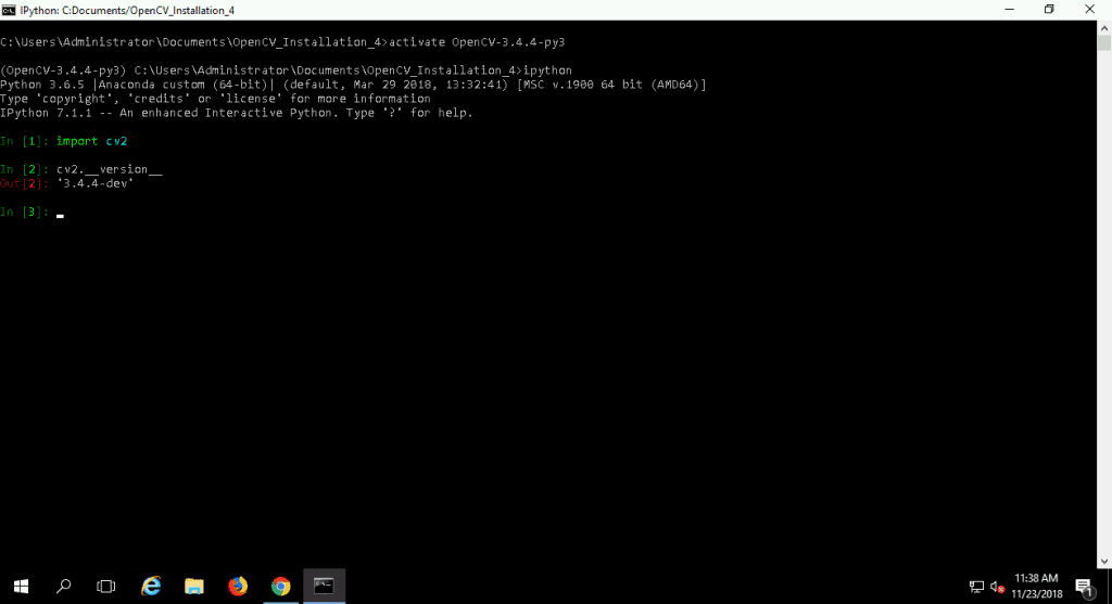 Install OpenCV 3.4.4 on Windows | LearnOpenCV