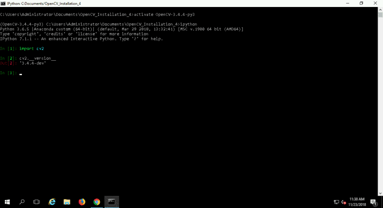 Install OpenCV 3.4.4 on Windows | LearnOpenCV
