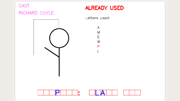 Hangman Outline Learnopencv