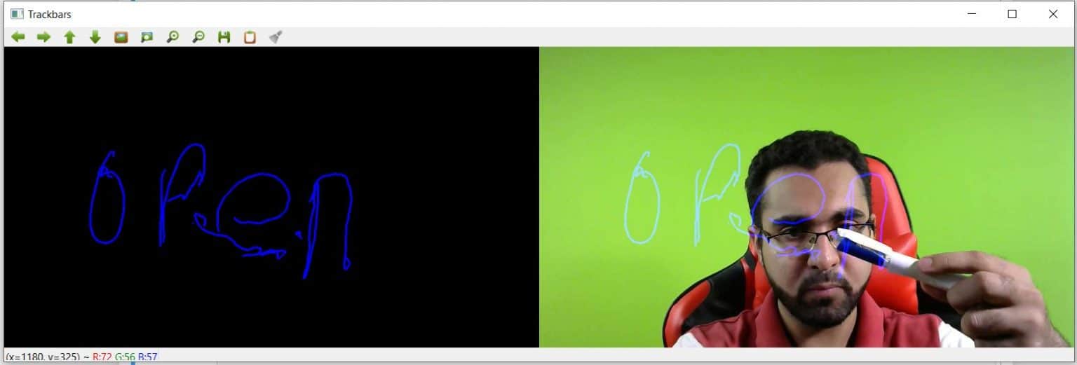 Creating A Virtual Pen And Eraser With Opencv Learnopencv 1287