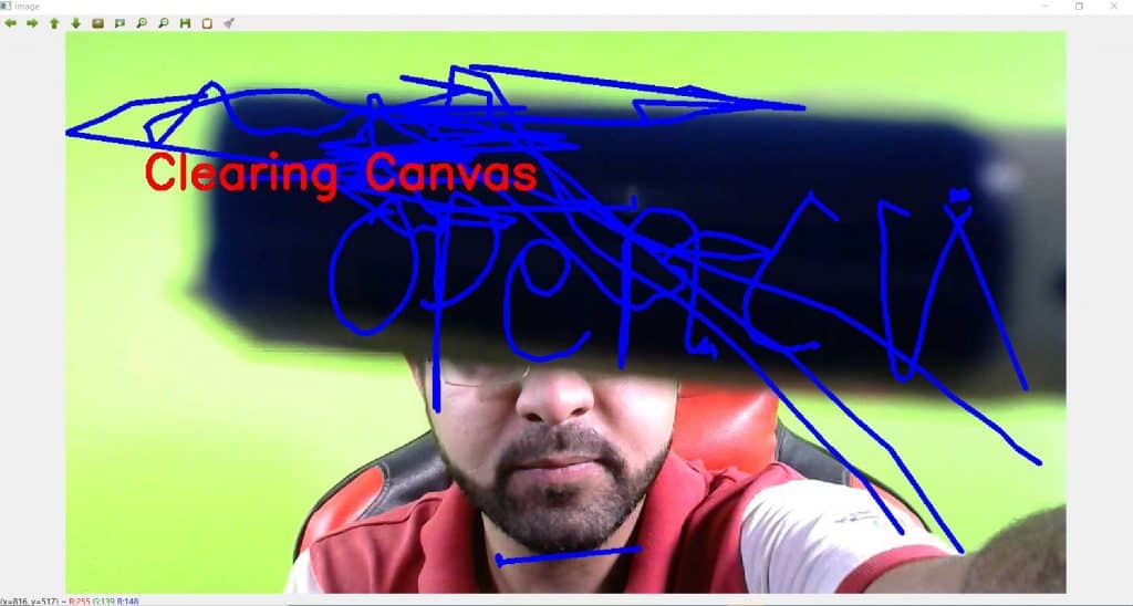 Creating A Virtual Pen And Eraser With Opencv Learnopencv
