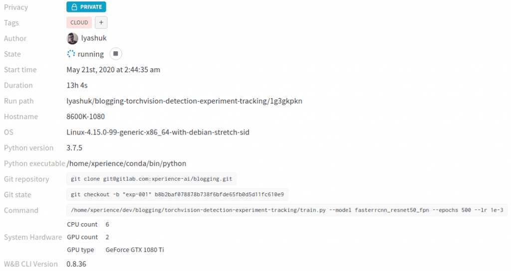 Experiment Logging With Tensorboard And Wandb Learnopencv 1735