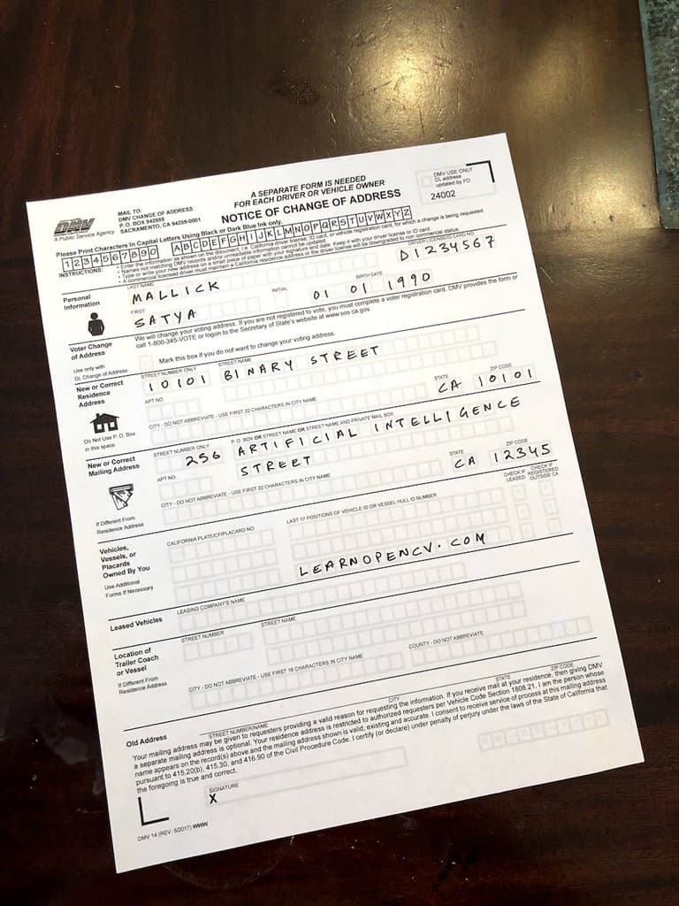 scanned-form | LearnOpenCV