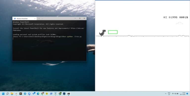 How To Build Chrome Dino Game Bot Using Opencv Feature Matching