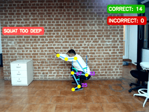 AI Fitness Trainer - Build Using MediaPipe For Squat Analysis