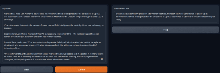 Text Summarization using T5