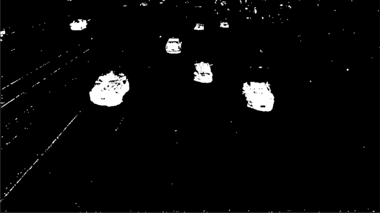 Moving Object Detection using OpenCV